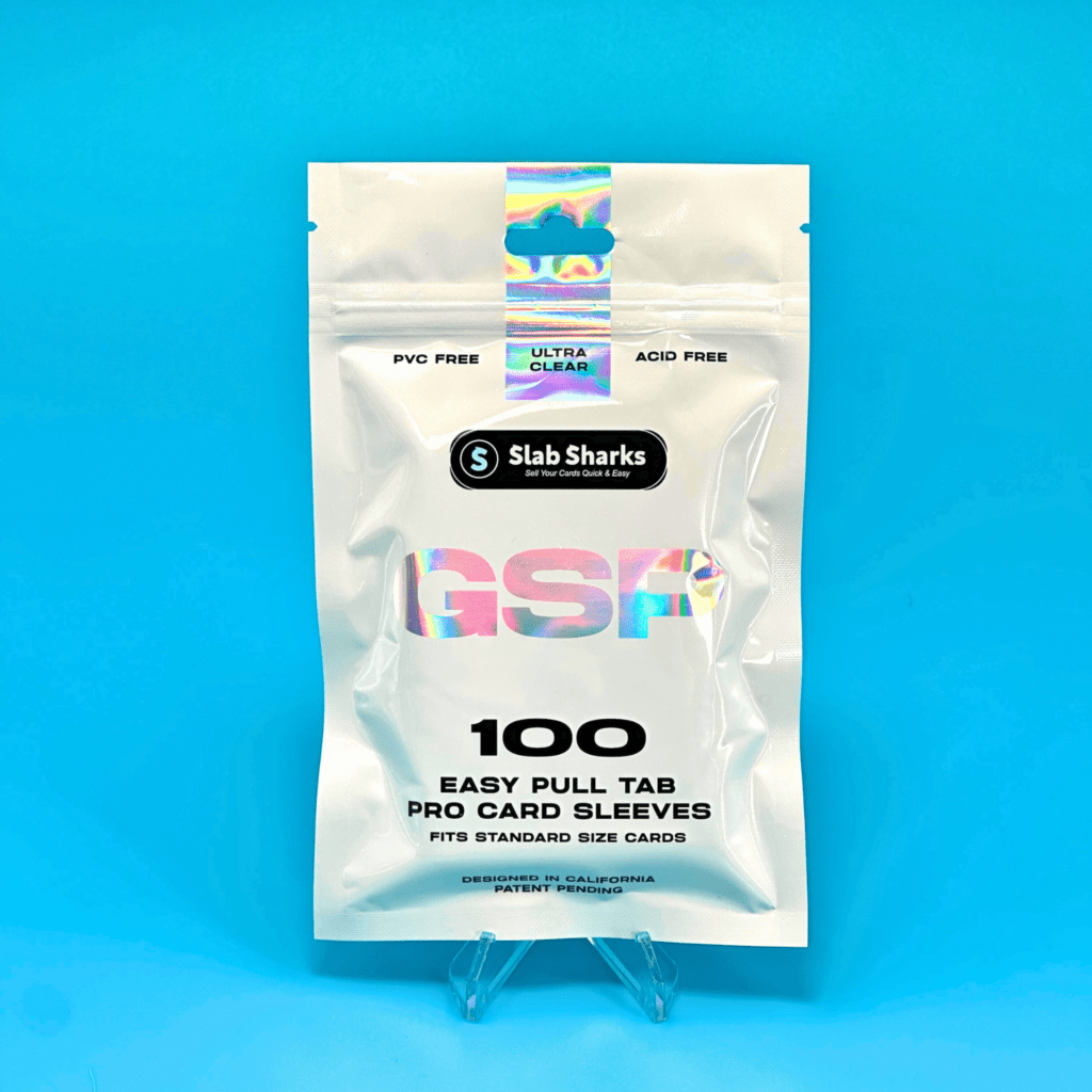 Slab Sharks Easy Pull Tab Sleeves - 100 Count - Slab Sharks